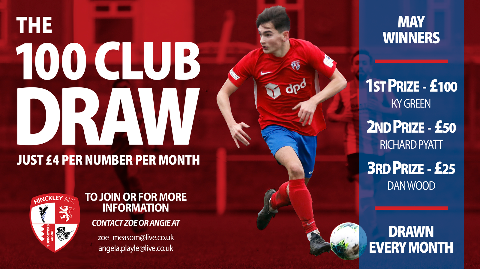 100 Club May 2020 - Hinckley AFC Official