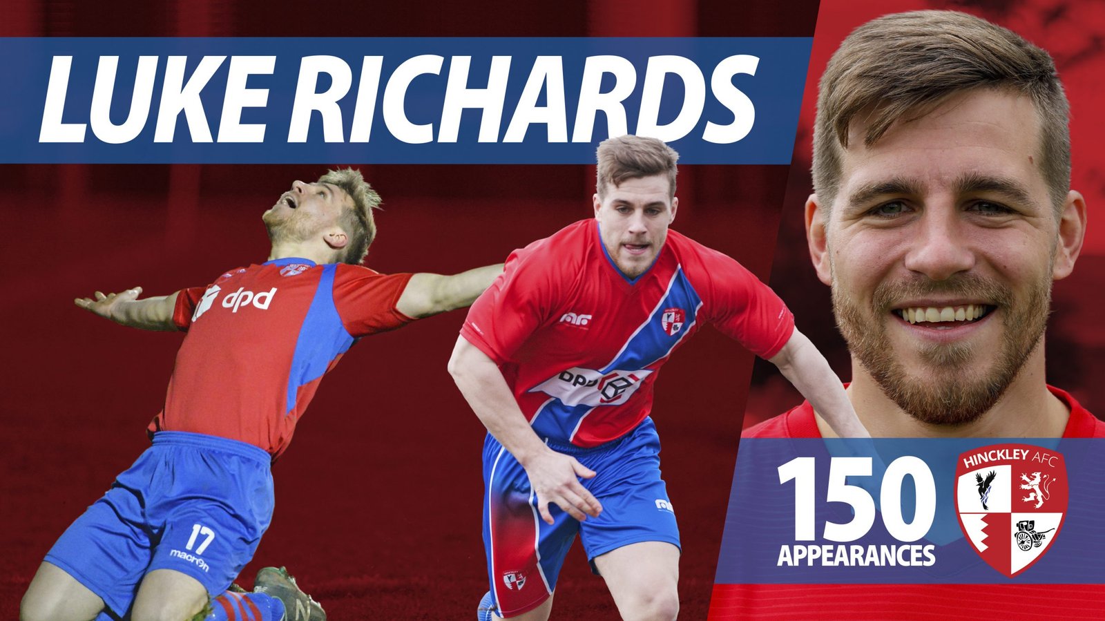 Luke Richards brings up 150 - Hinckley AFC Official