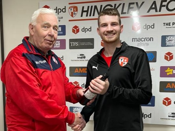Charlie Evans: Man of the Match v Kirby Muxloe - Hinckley AFC Official