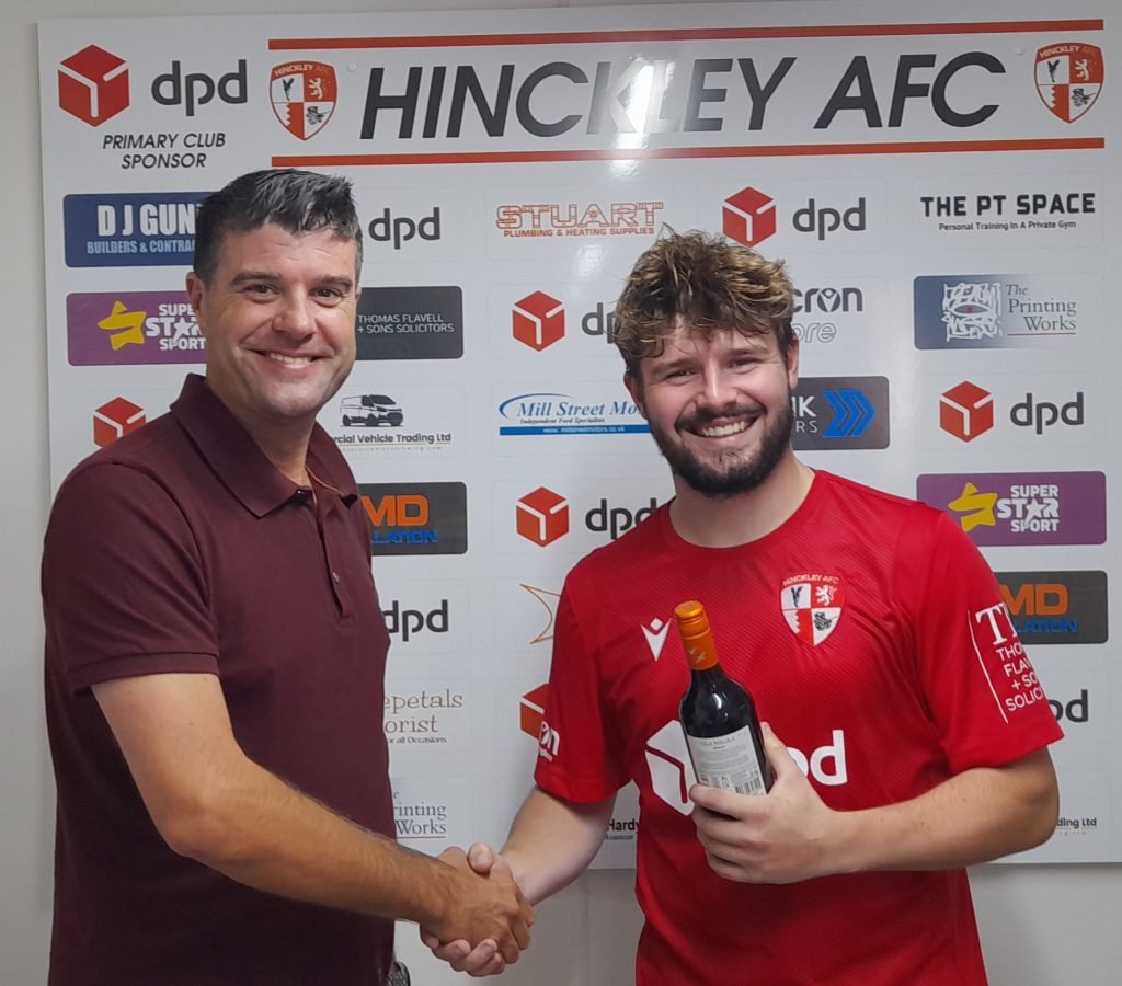 Harry Walker-Donovan: Man of the Match v Cradley - Hinckley AFC Official