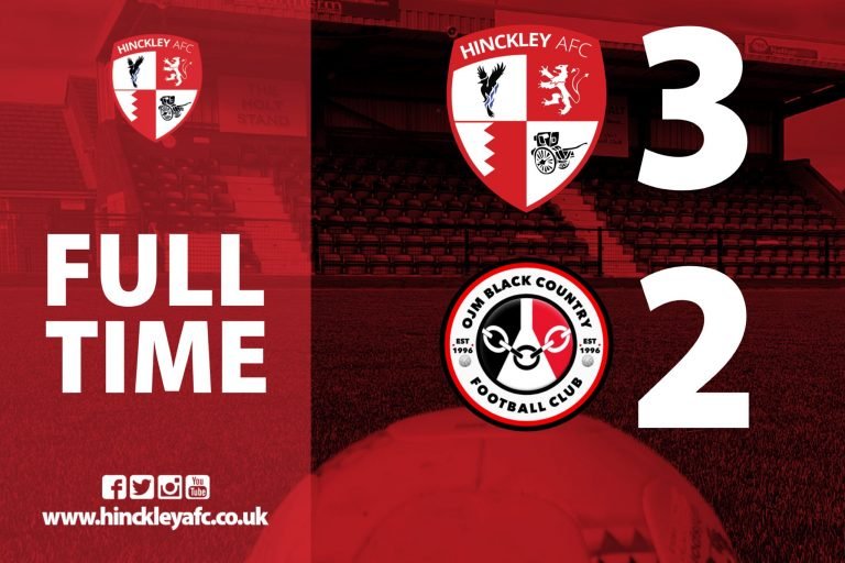 Hinckley AFC 3-2 OJM Black Country - Hinckley AFC Official