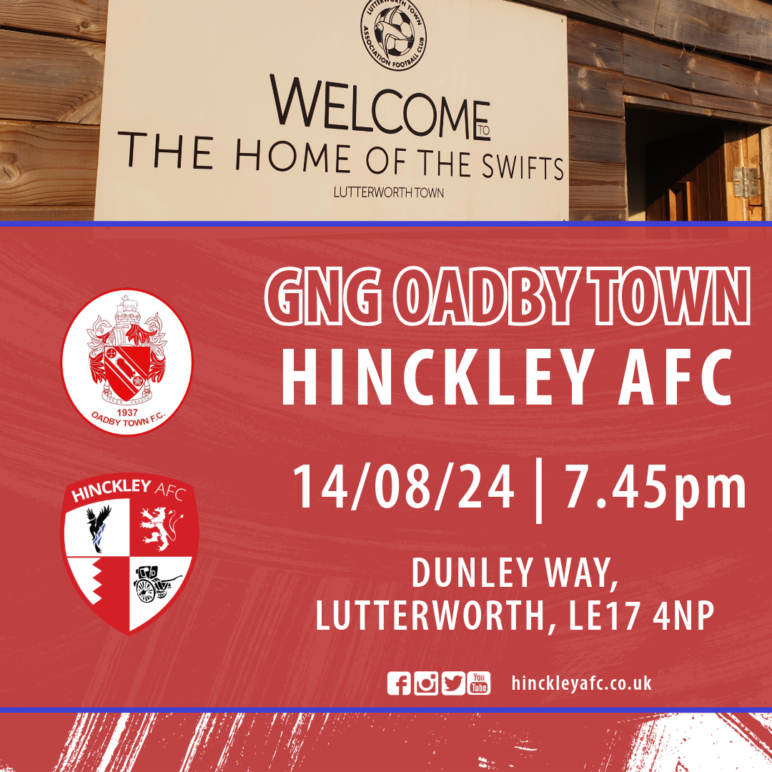 Match Preview: GNG Oadby Town (a) - Hinckley AFC Official